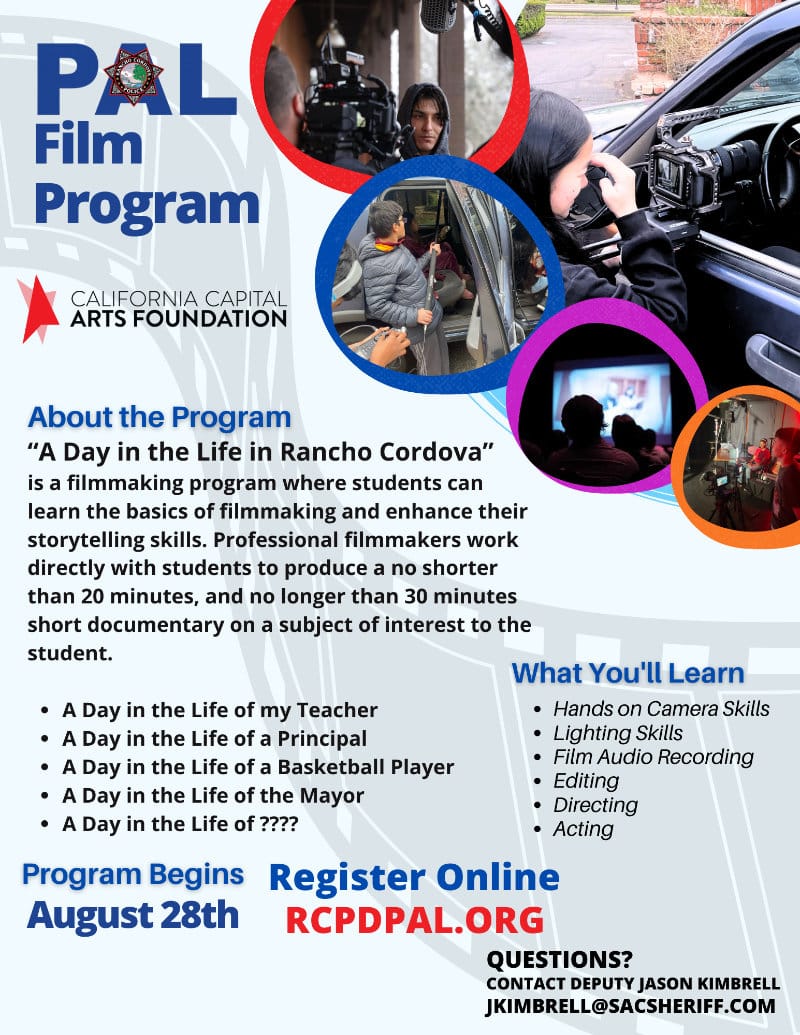 Rancho Cordova Police Department Police Activities League (RCPD PAL)