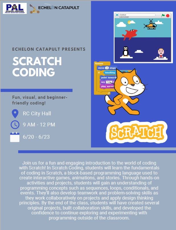 Rancho Cordova Police Department Police Activities League (RCPD PAL)